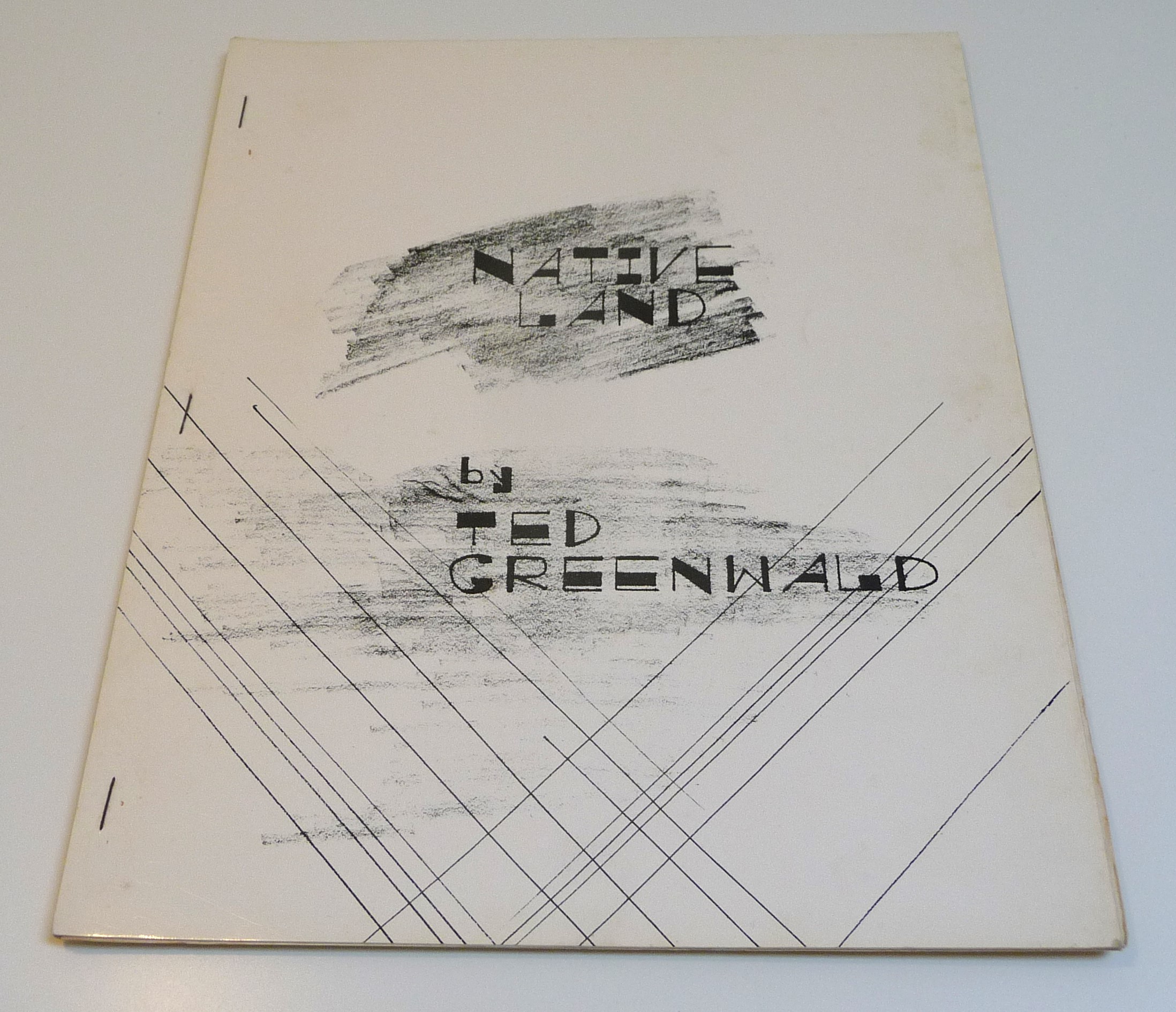 Native Land by Ted Greenwald: Very Good Soft cover (1977) 1st Edition ...