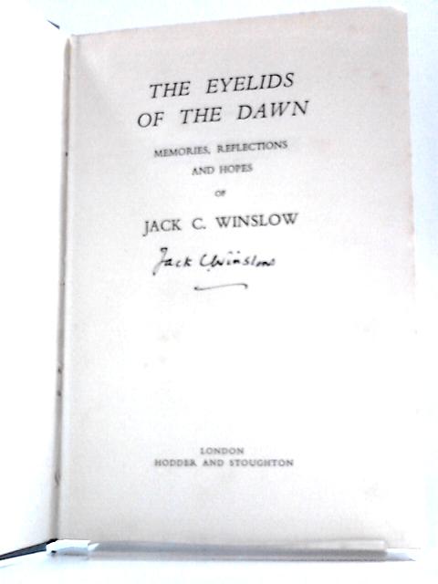 Eyelids of the Dawn by Jack C.Winslow: Fair (1954) | World of Rare Books