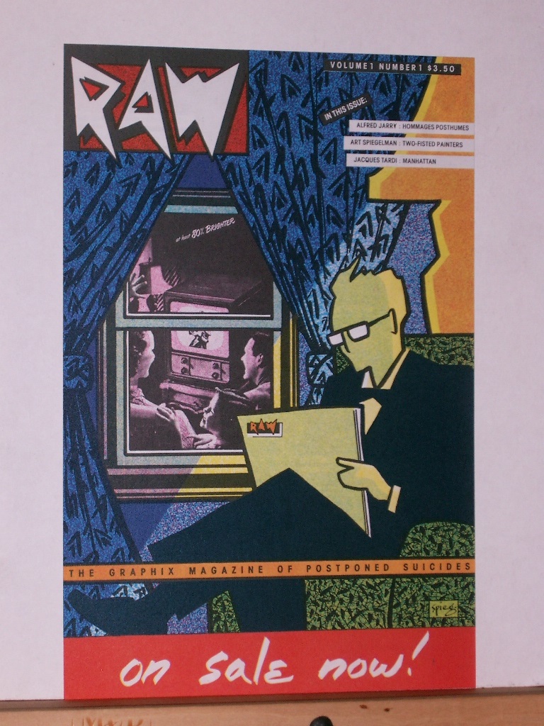 Raw Magazine Promotional Poster by Spiegelman, Art: (1980) Magazine ...