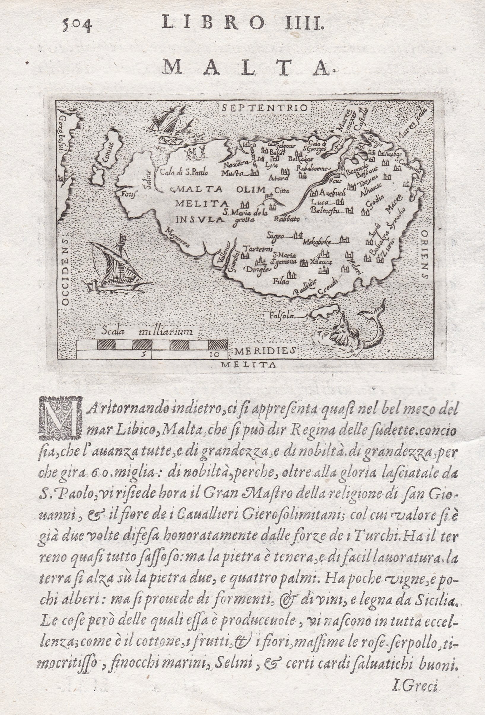"Melita / Malta " - Malta Insel island map Karte by Ortelius, Abraham ...