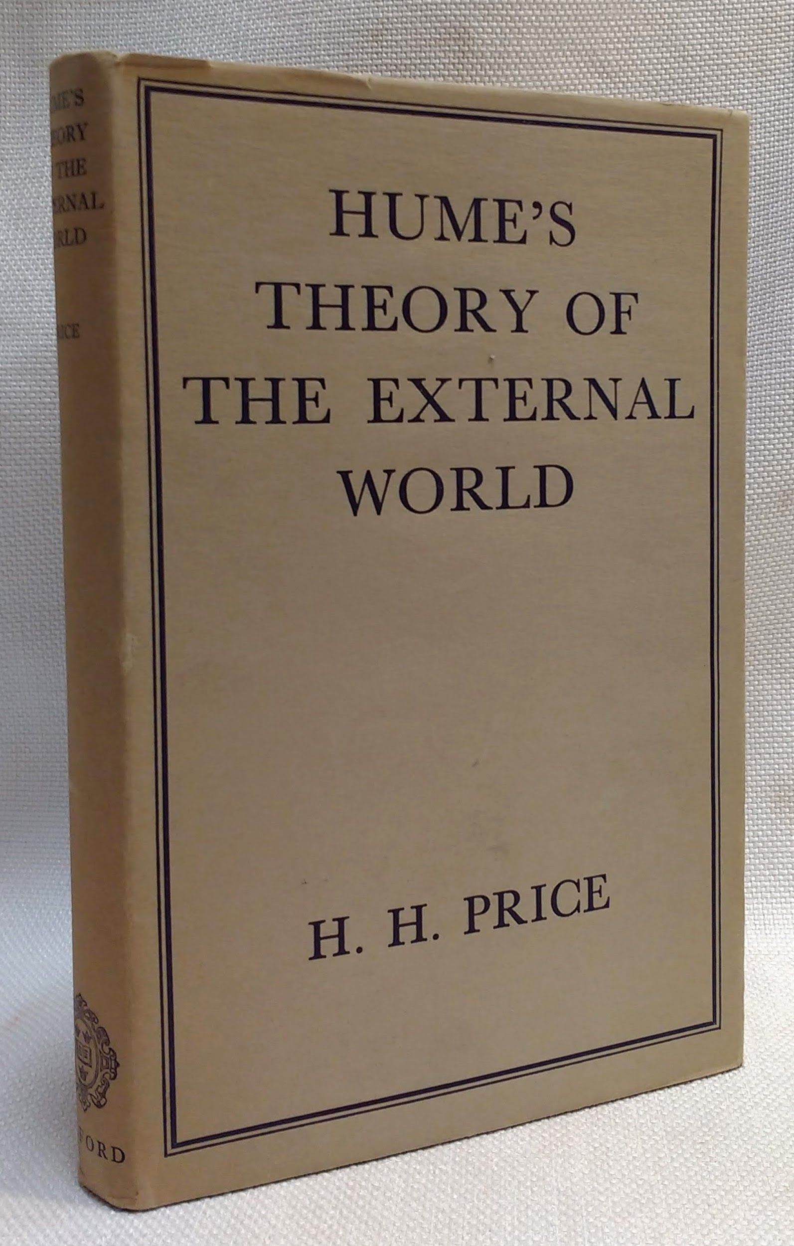 Hume's Theory of the External World by Price, H. H.: Good+ Hardcover ...