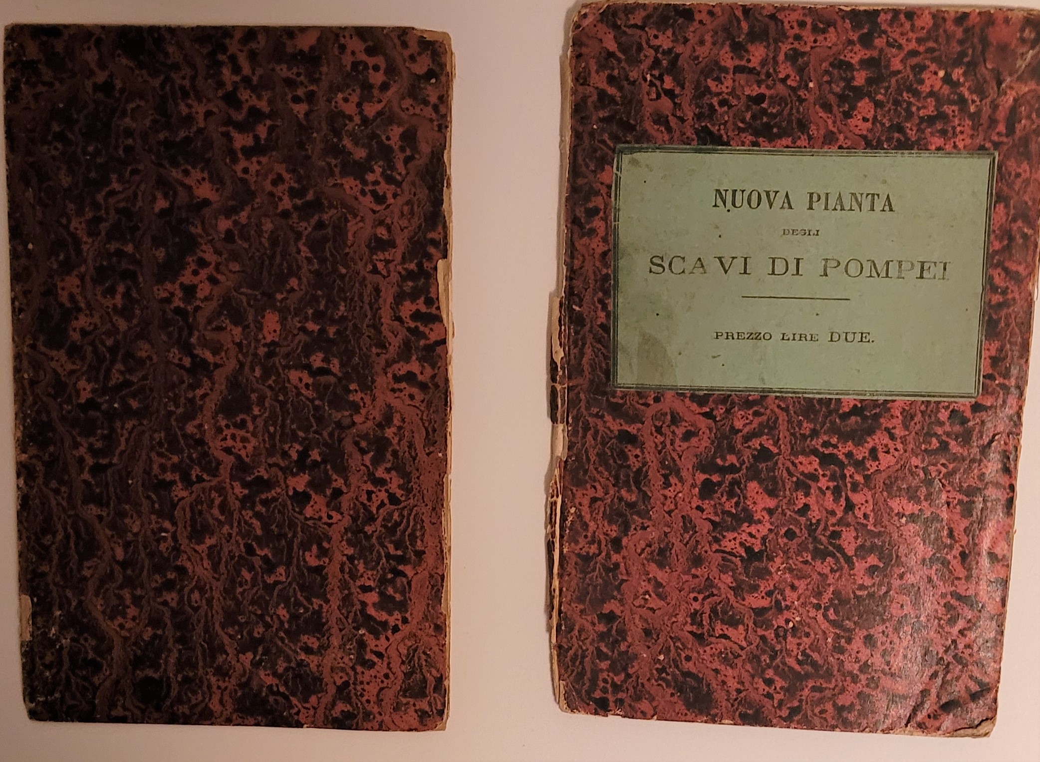 Map of Pompeii 'Nuova Pianta degli Scavi di Pompeii' (, 1865) with ALS ...