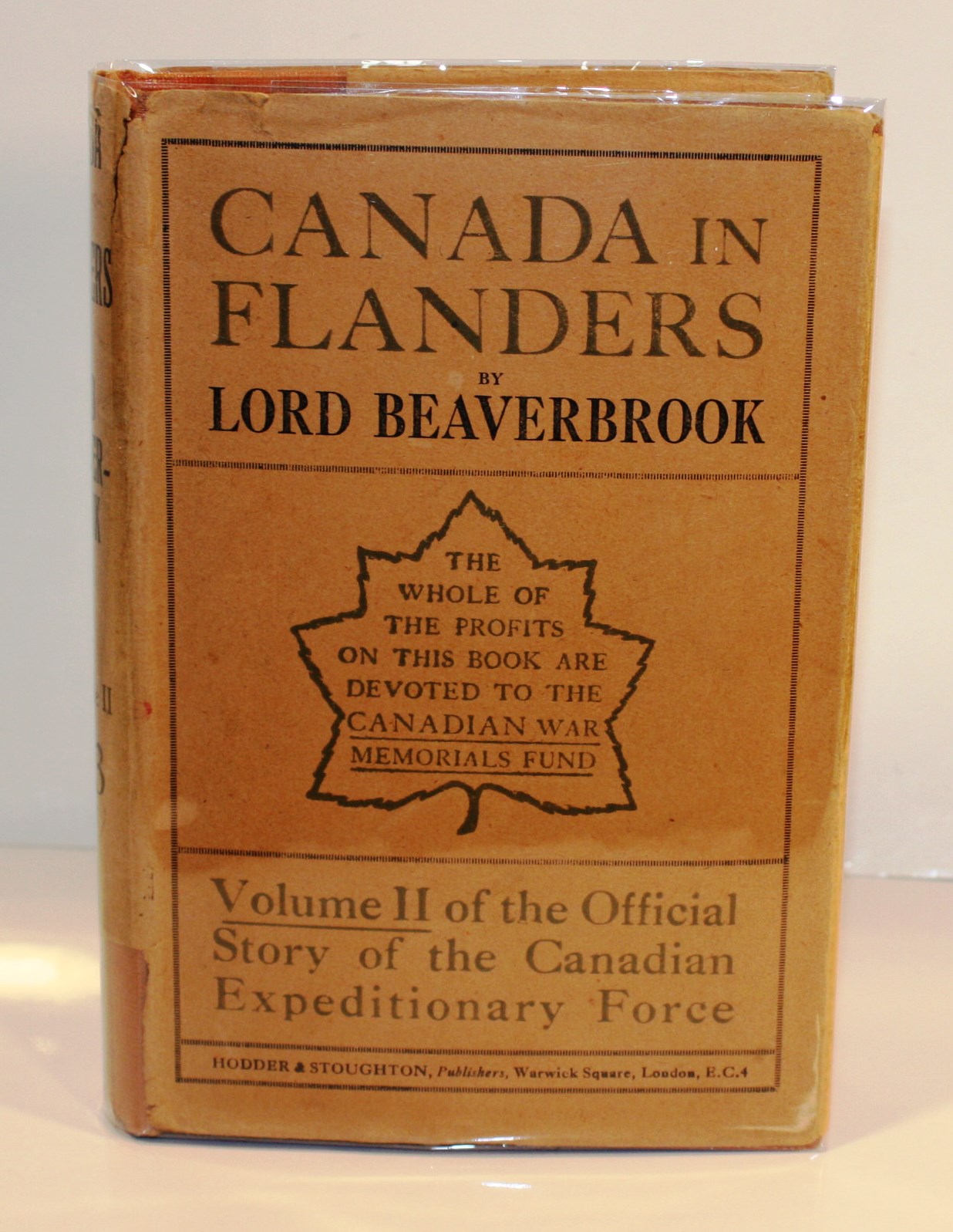 CANADA IN FLANDERS - The Official Story of the Canadian Expeditionary ...