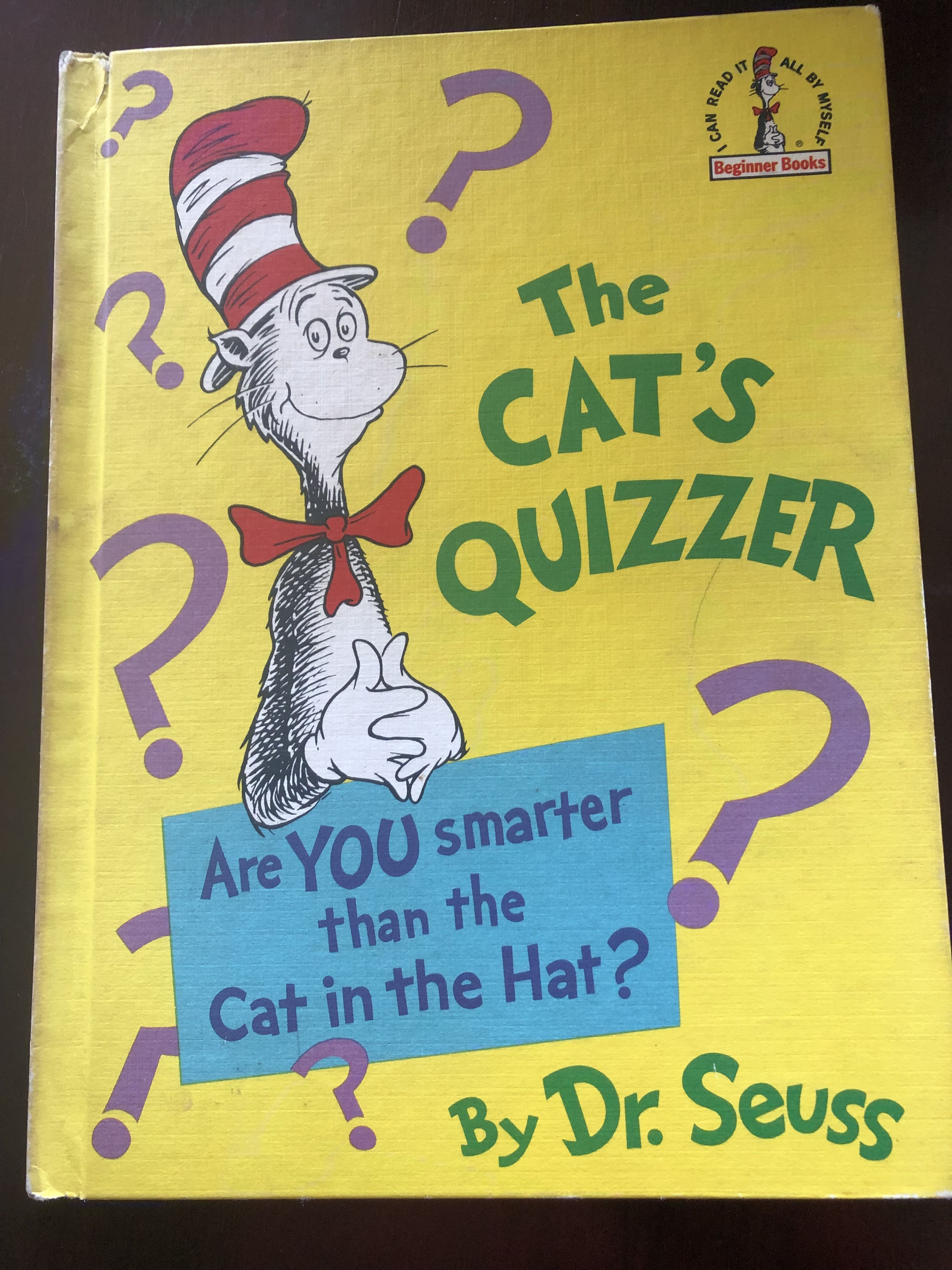THE CAT'S QUIZZER Are You Smarter Than The Cat in the Hat? by Dr. Seuss ...