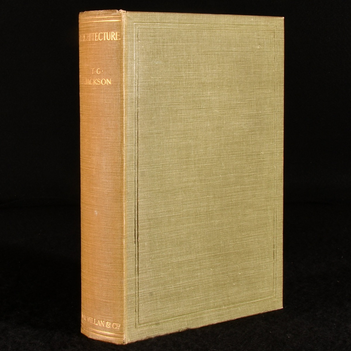 Architecture by Sir Thomas Graham Jackson: Very Good Cloth (1925) First ...