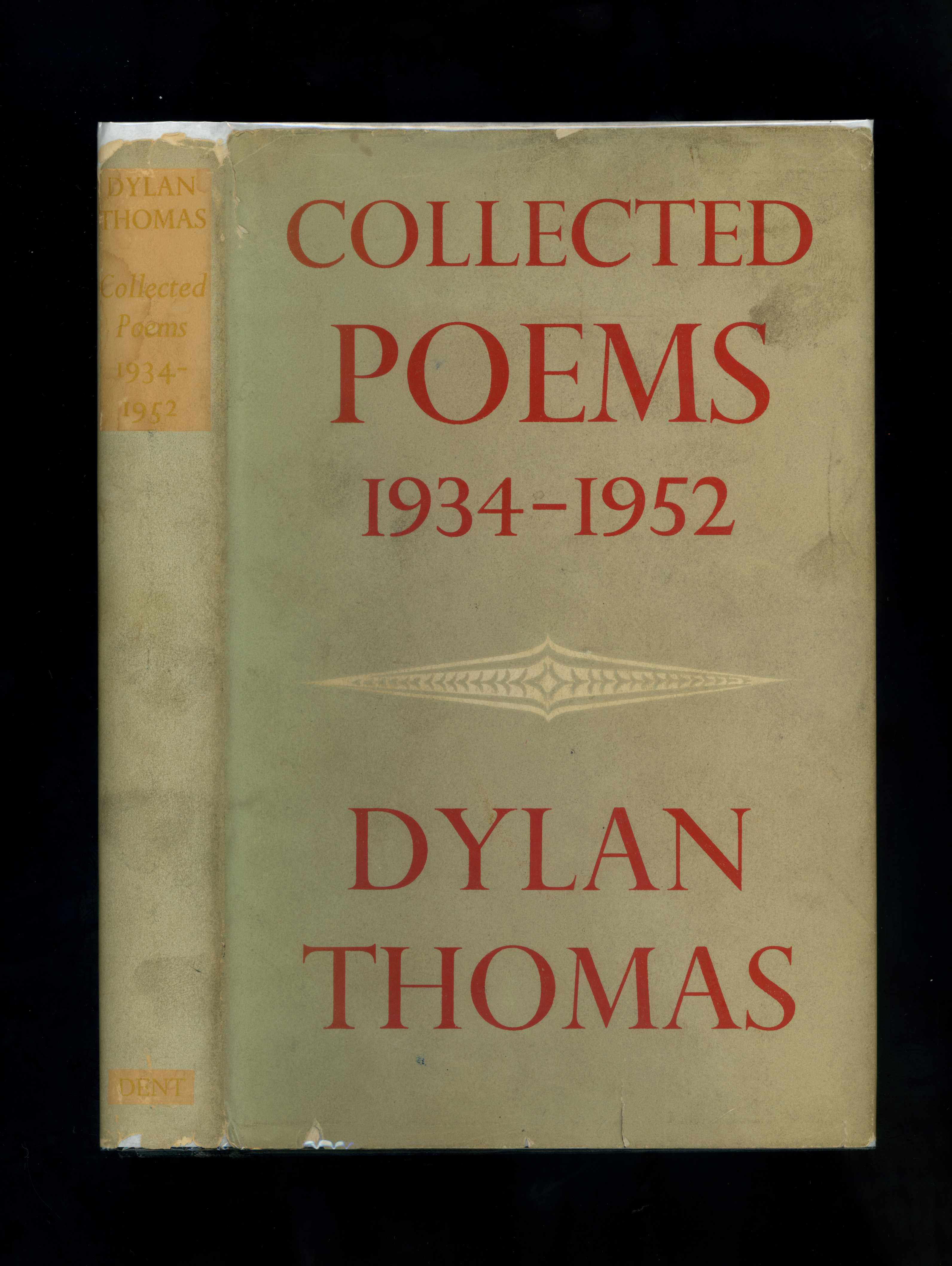 COLLECTED POEMS 1934-1952 [1/13] by Dylan Thomas: Very Good Hardcover ...