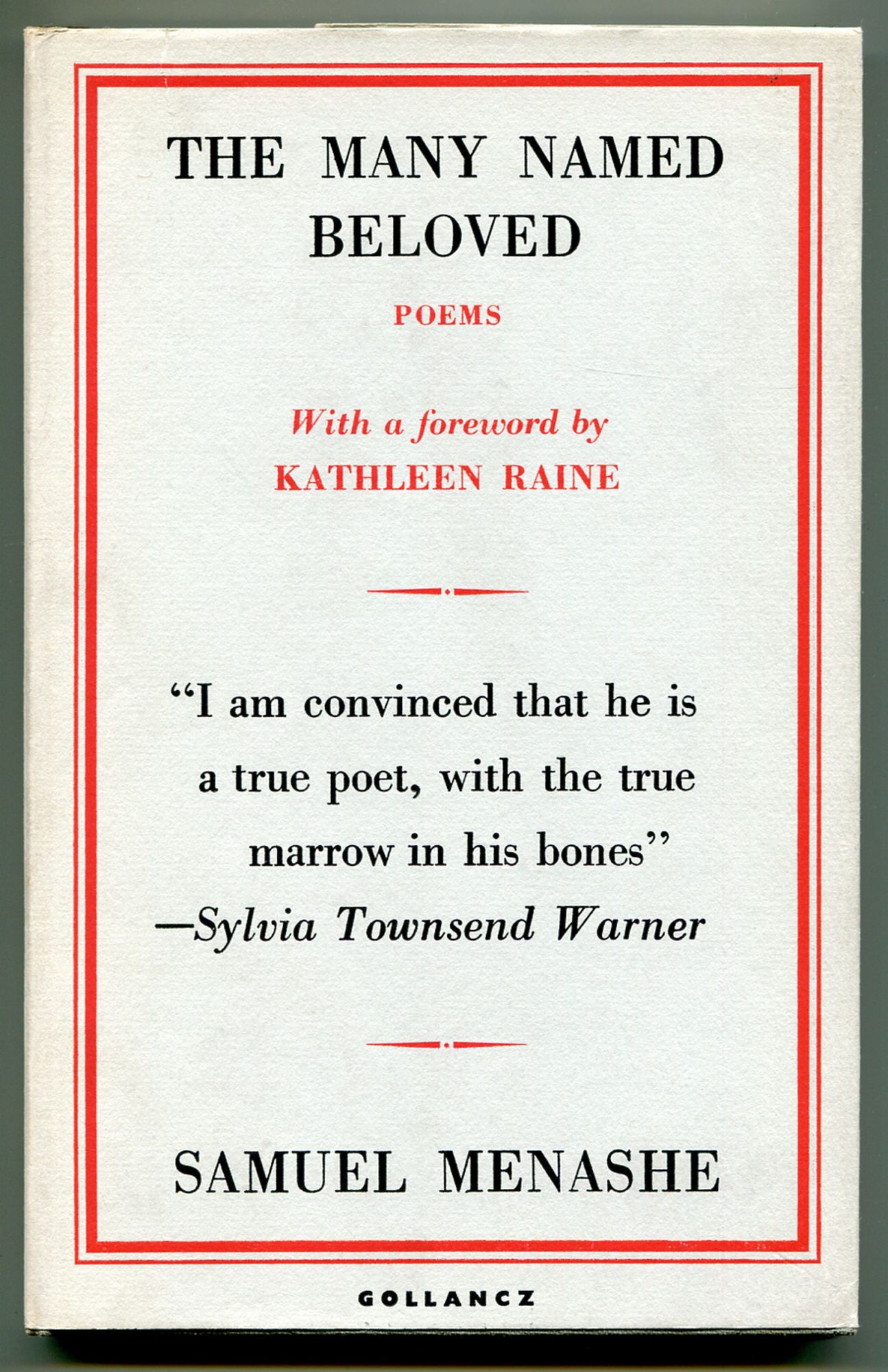 The Many Named Beloved von MENASHE, Samuel: Near Fine Hardcover (1961 ...