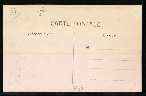 Carte postale Paulhan, Boulevard de la Liberte: Manuskript ...