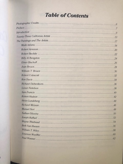 California Contemporary Recent work of twenty-three artists by Logan ...