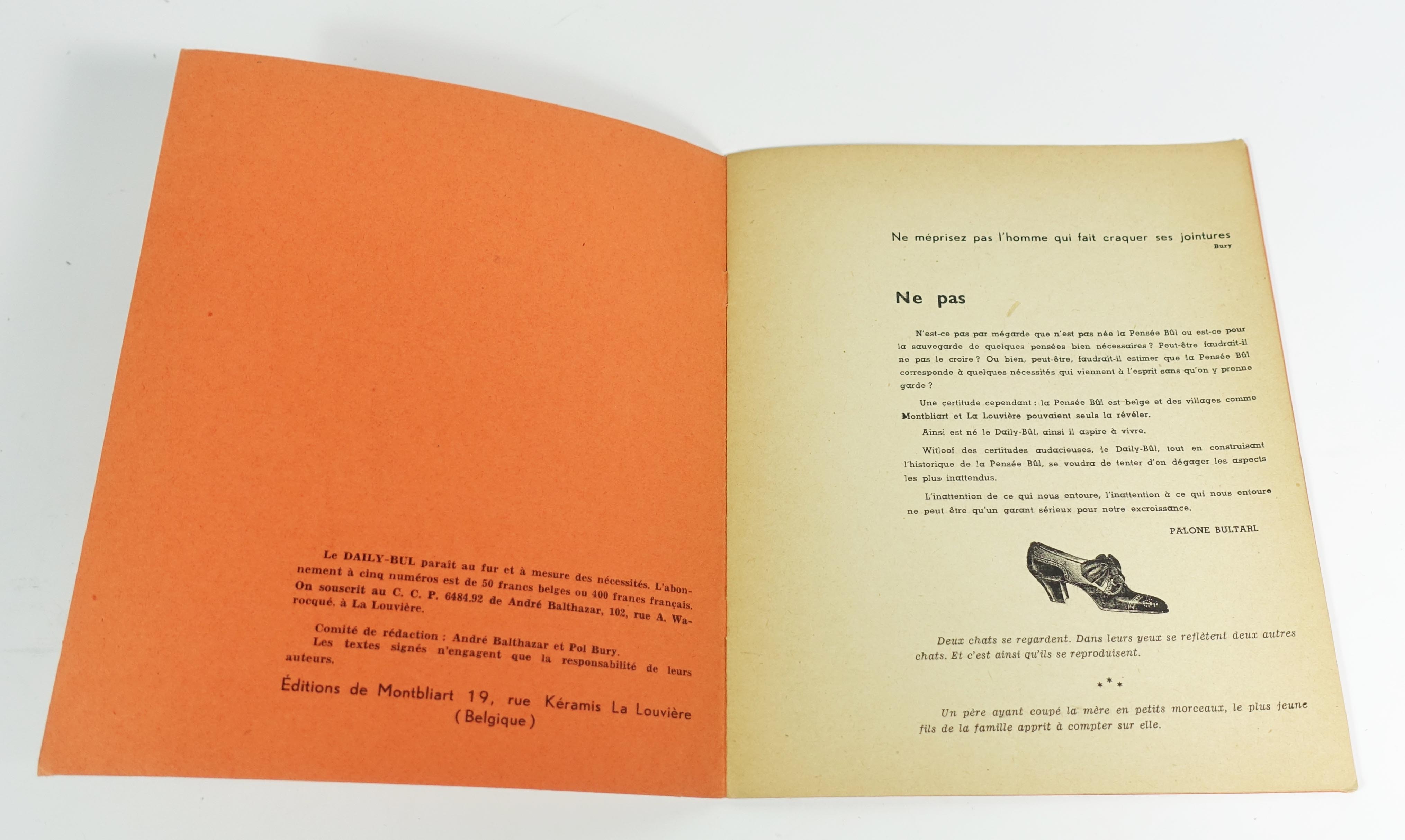 Revue Daily-Bul n°1 by (Collectif) Bury Pol, Bultari Palone, Havrenne ...