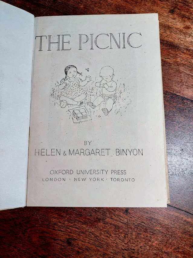 The Picnic by Margaret Binyon, Helen Binyon: Very Good Hardcover (1944 ...