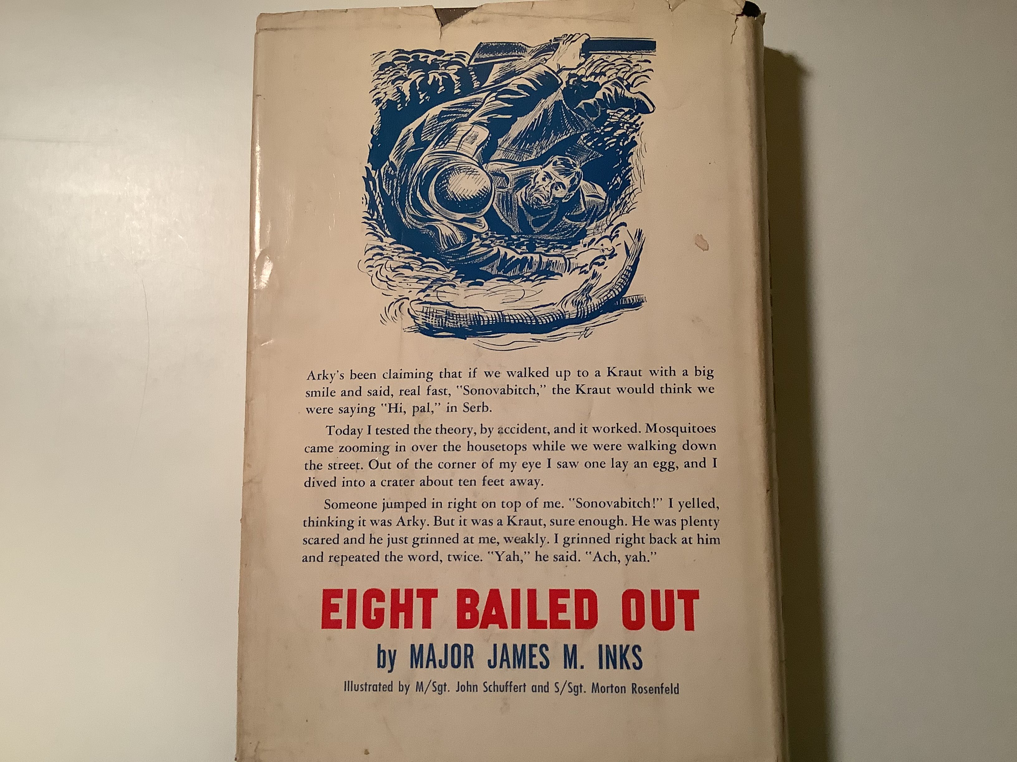 Eight Bailed Out by Major James M Inks: Very Good (1954) First. | TLM Books