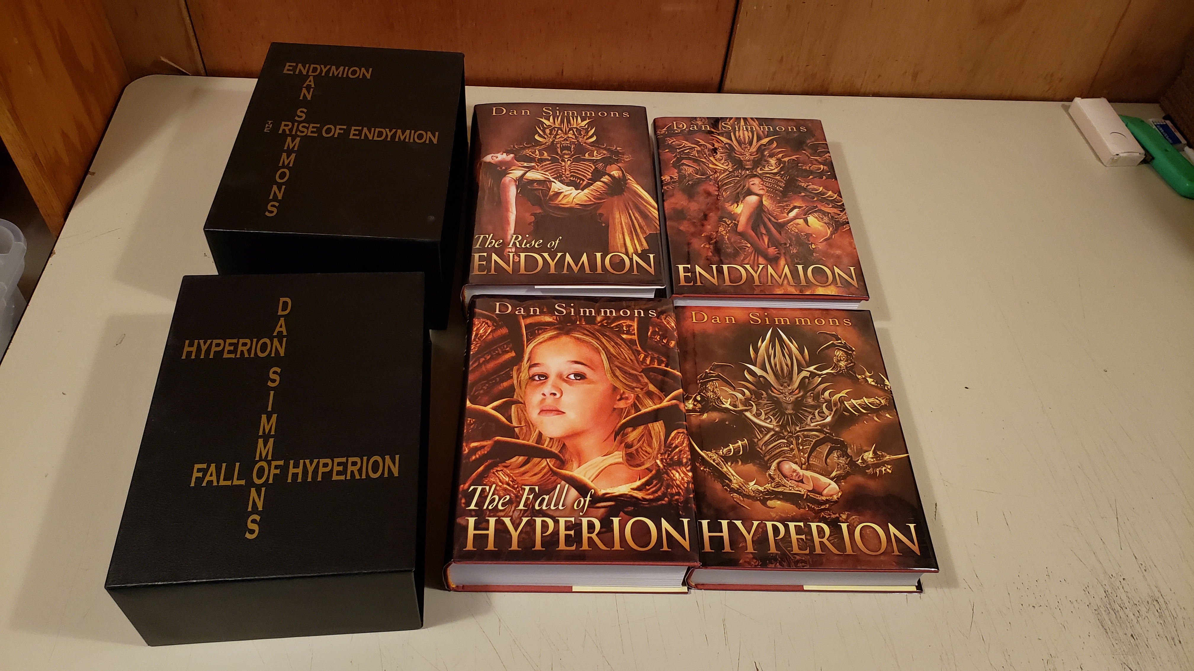 Endymion, The Rise Of Endymion, Hyperion, The Fall Of Hyperion: Signed Limiteds by Simmons, Dan ...