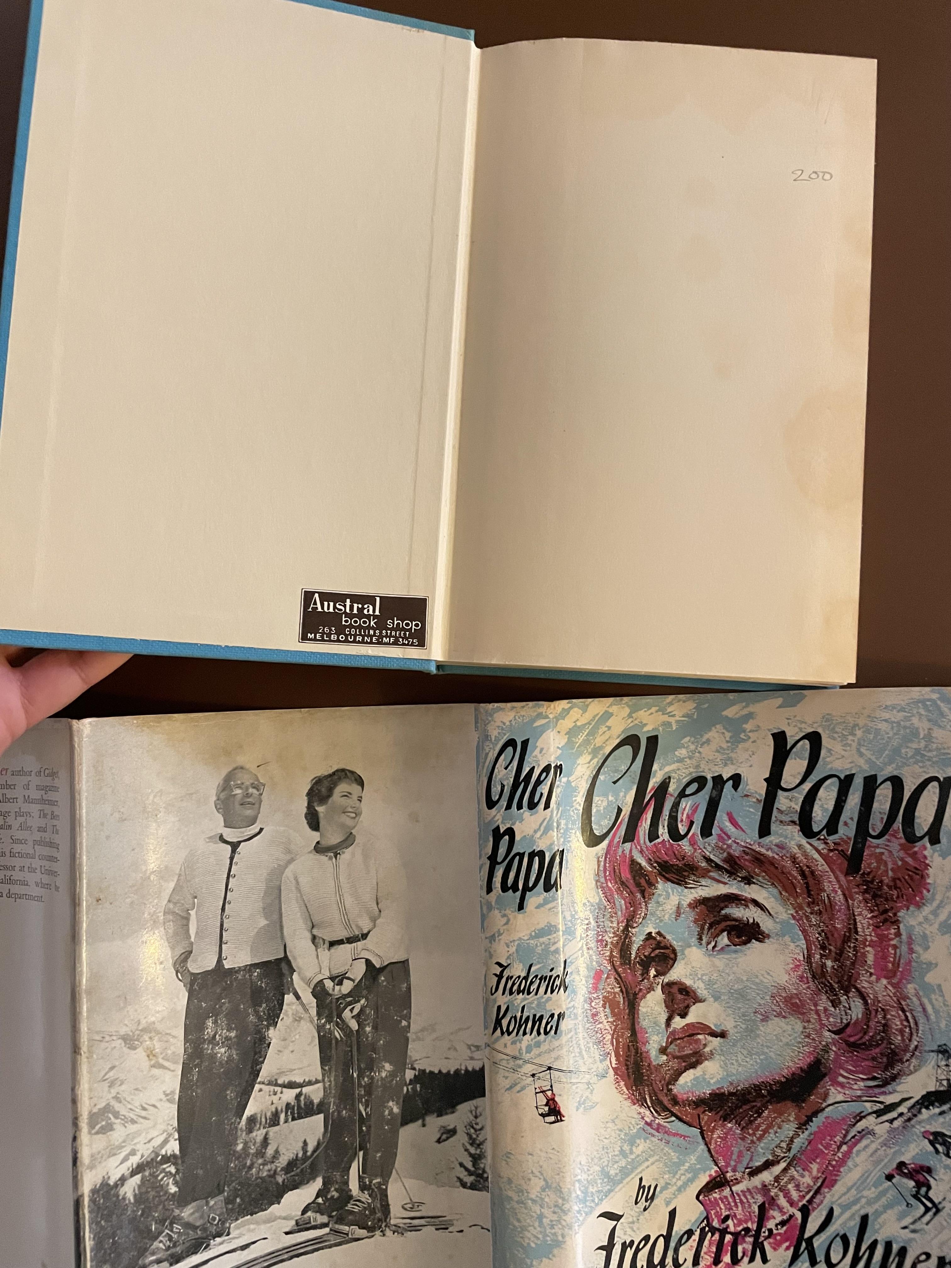 Cher Papa by Frederick Kohner: Very Good Hardcover (1960) 1st Edition ...