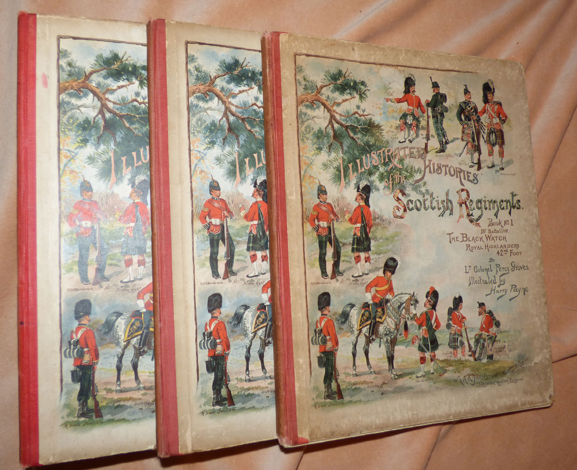 ILLUSTRATED HISTORIES OF THE SCOTTISH REGIMENTS [Three Volumes] Book 1 ...