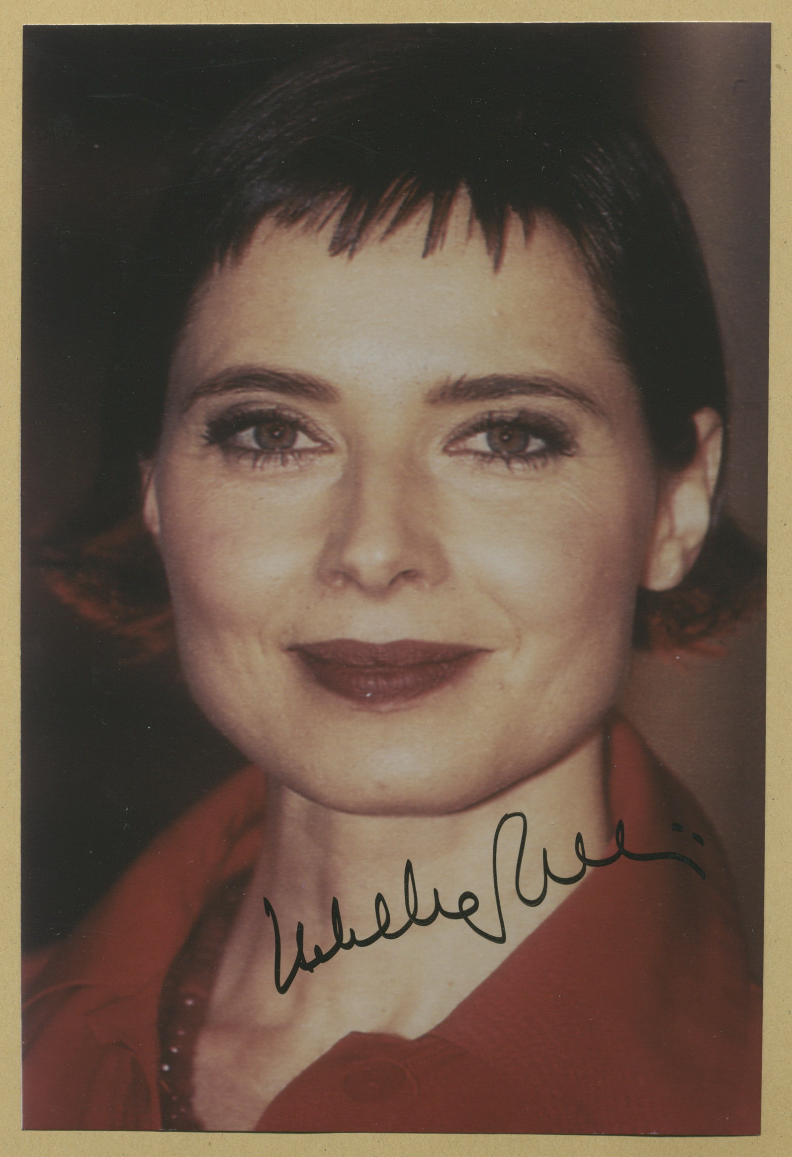Isabella Rossellini - Jolie photo signée en personne - Cannes 1987 by ...