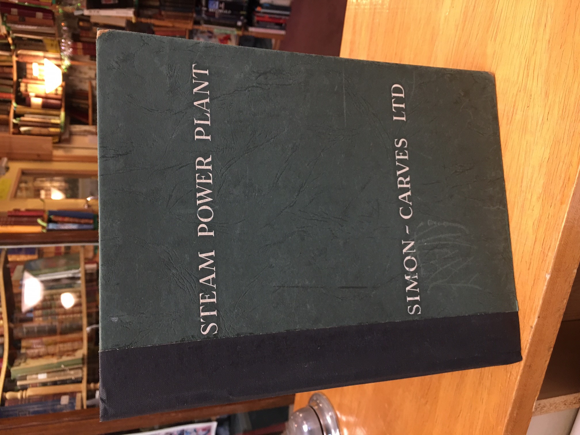 Steam Power Plant: Very Good Hardcover (1949) 1st Edition | Scrivener's ...