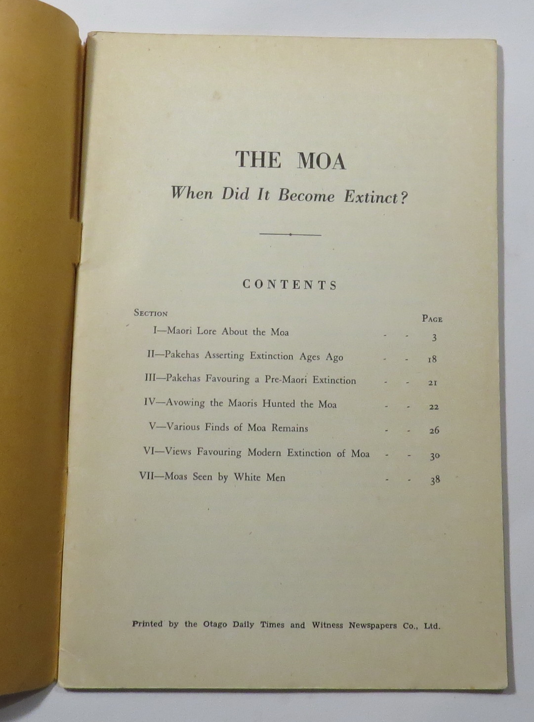 The Moa : When Did It Become Extinct? Maori Traditions and Pakeha ...