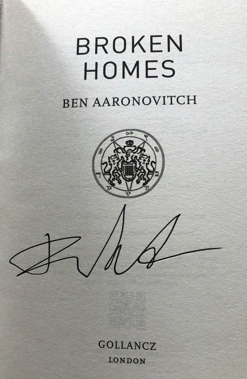 Broken Homes: Rivers of London Series Book 4 - 'SIGNED Waterstones ...