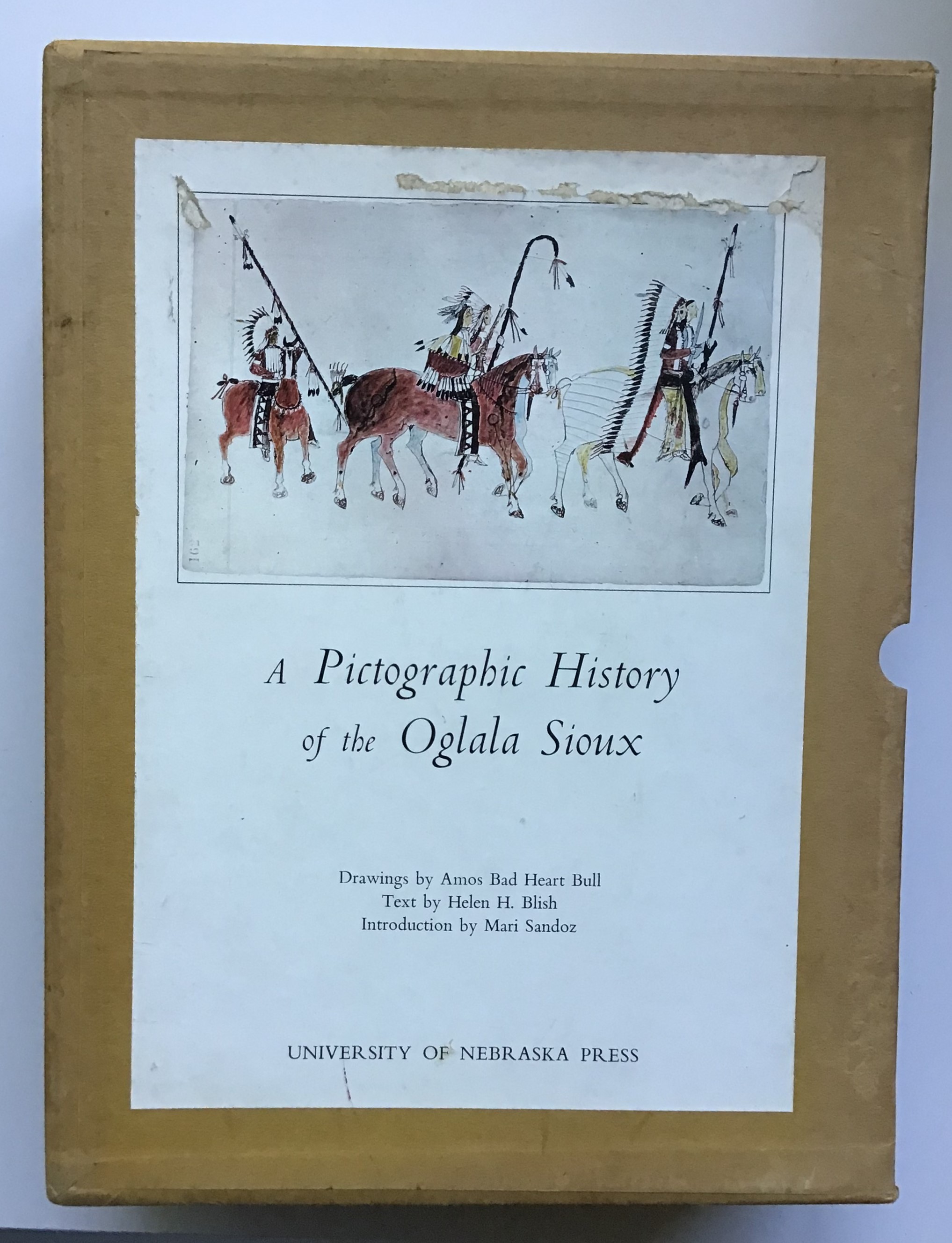 A Pictographic History of the Oglala Sioux by Helen Blish, Mari Sandoz ...