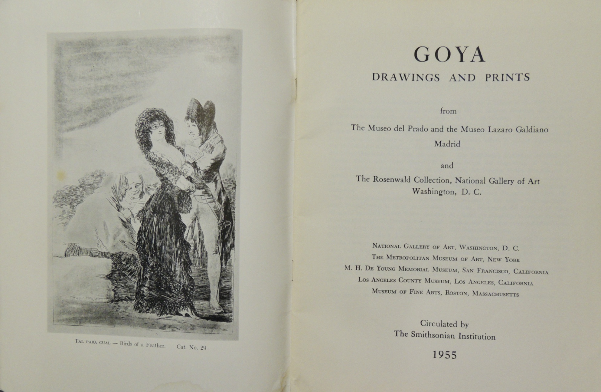 Goya Drawings and Prints from The Museo del Prado: Good Soft cover ...