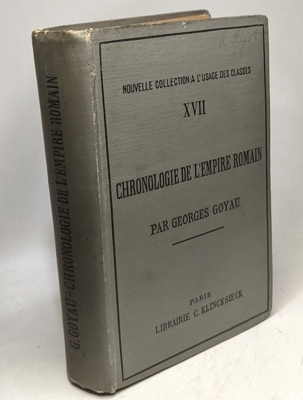 Chronologie de l'Empire Romain - nouvelle collection Ã l'usage des ...