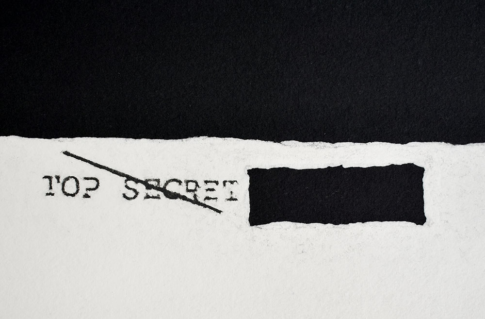 TOP SECRET 32. [2012]. [Signierte Original-Grafik / signed original ...