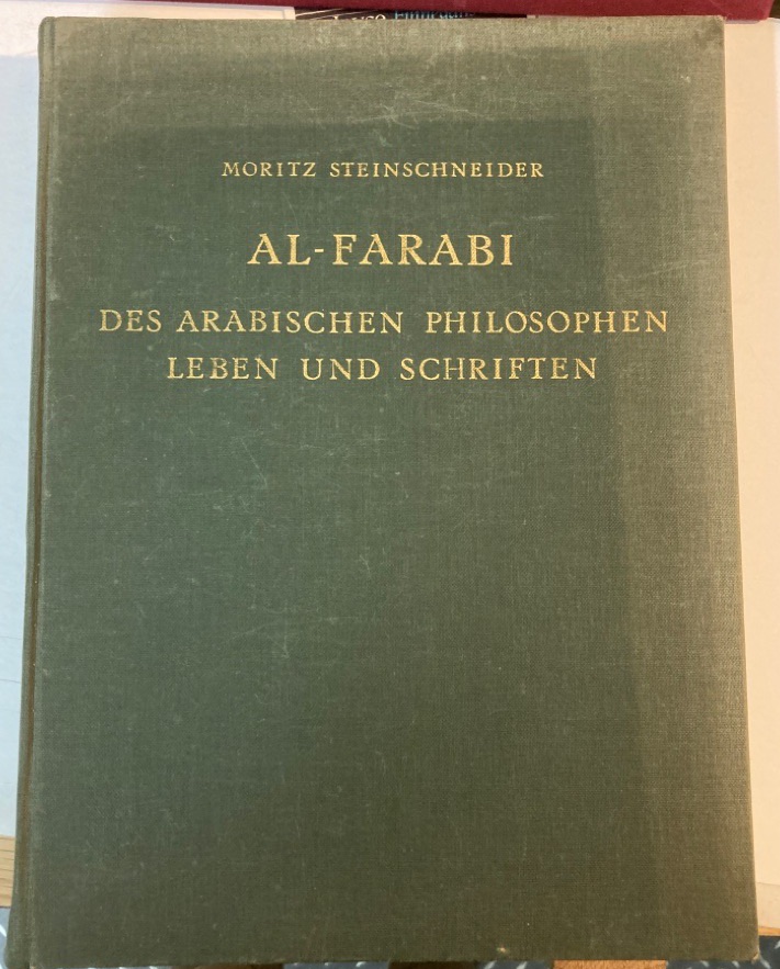 Al-Farabi '(Alpharabius)' des arabischen Philosophen Leben und ...