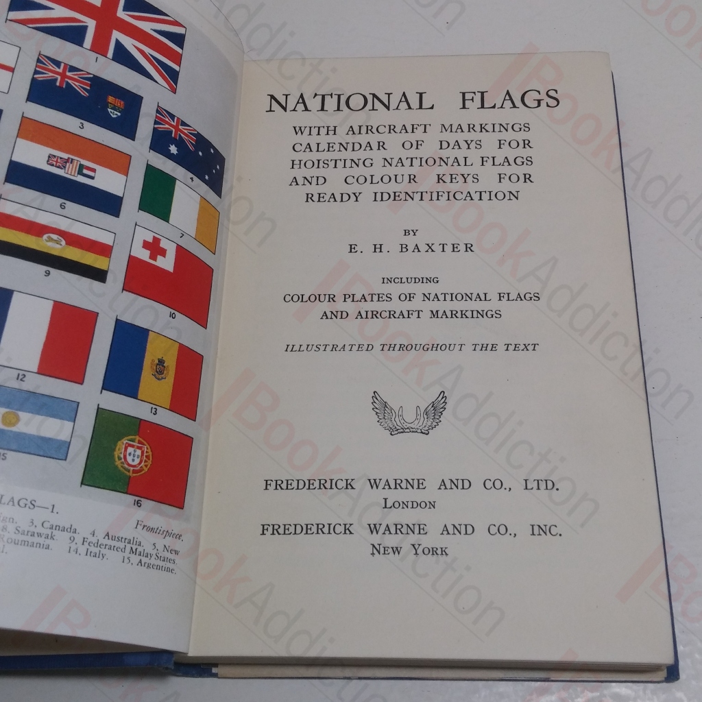 National Flags : With Aircraft Markings Calendar of Days for Hoisting ...