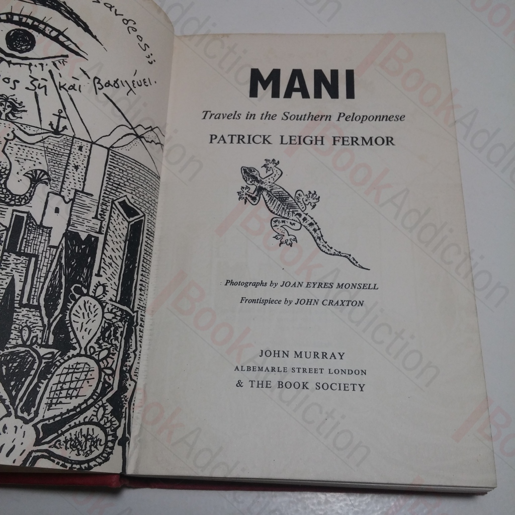Mani : Travels in The Southern Peloponnese by Fermor, Patrick Leigh ...