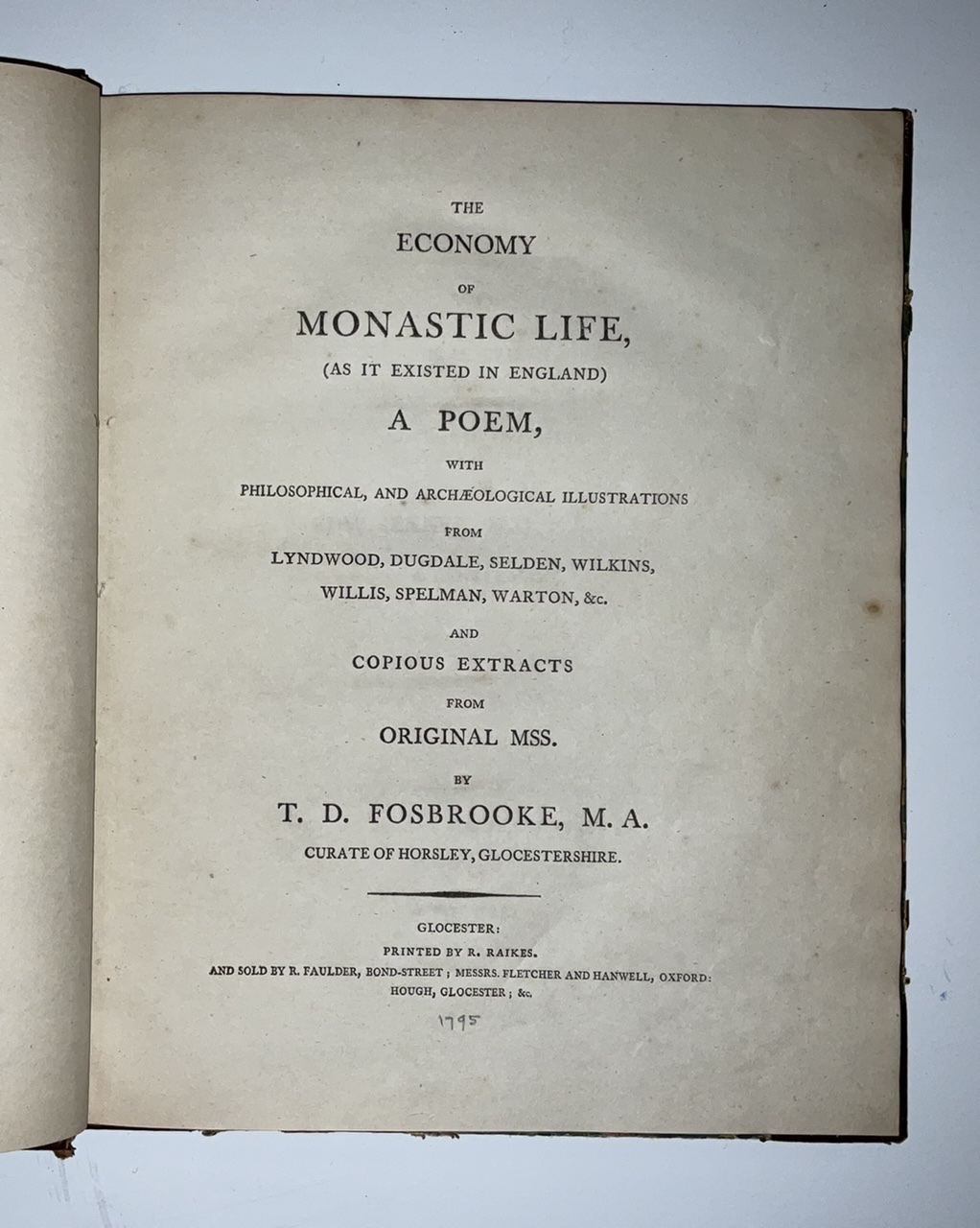The economy of monastic life, (as it existed in England) a poem, with ...