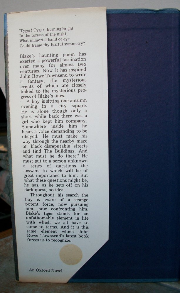 FOREST OF THE NIGHT. by TOWNSEND, John Rowe.: (1974) | Roger Middleton ...