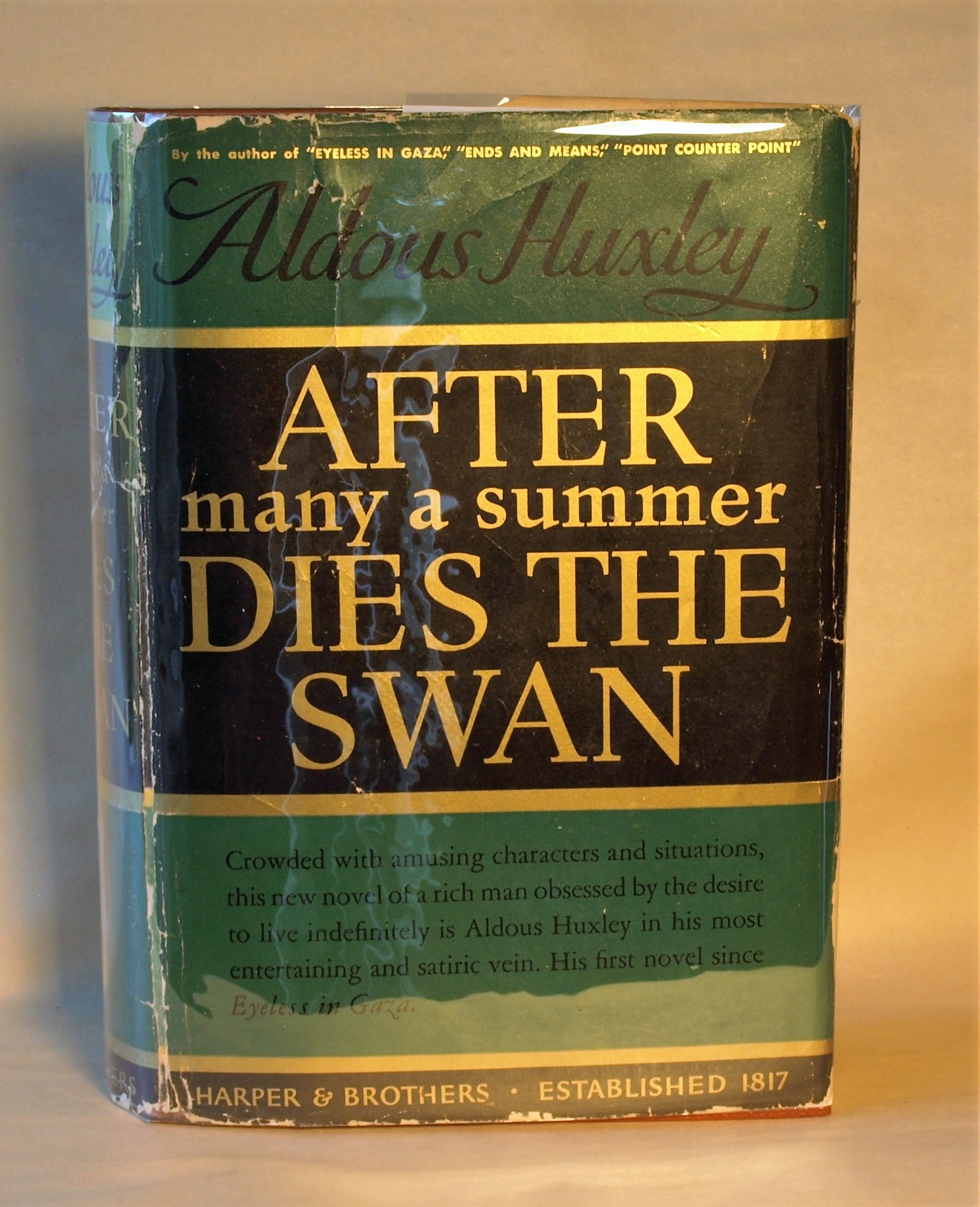 After many a summer Dies The Swan by Aldous Huxley: Very Good Hardcover ...