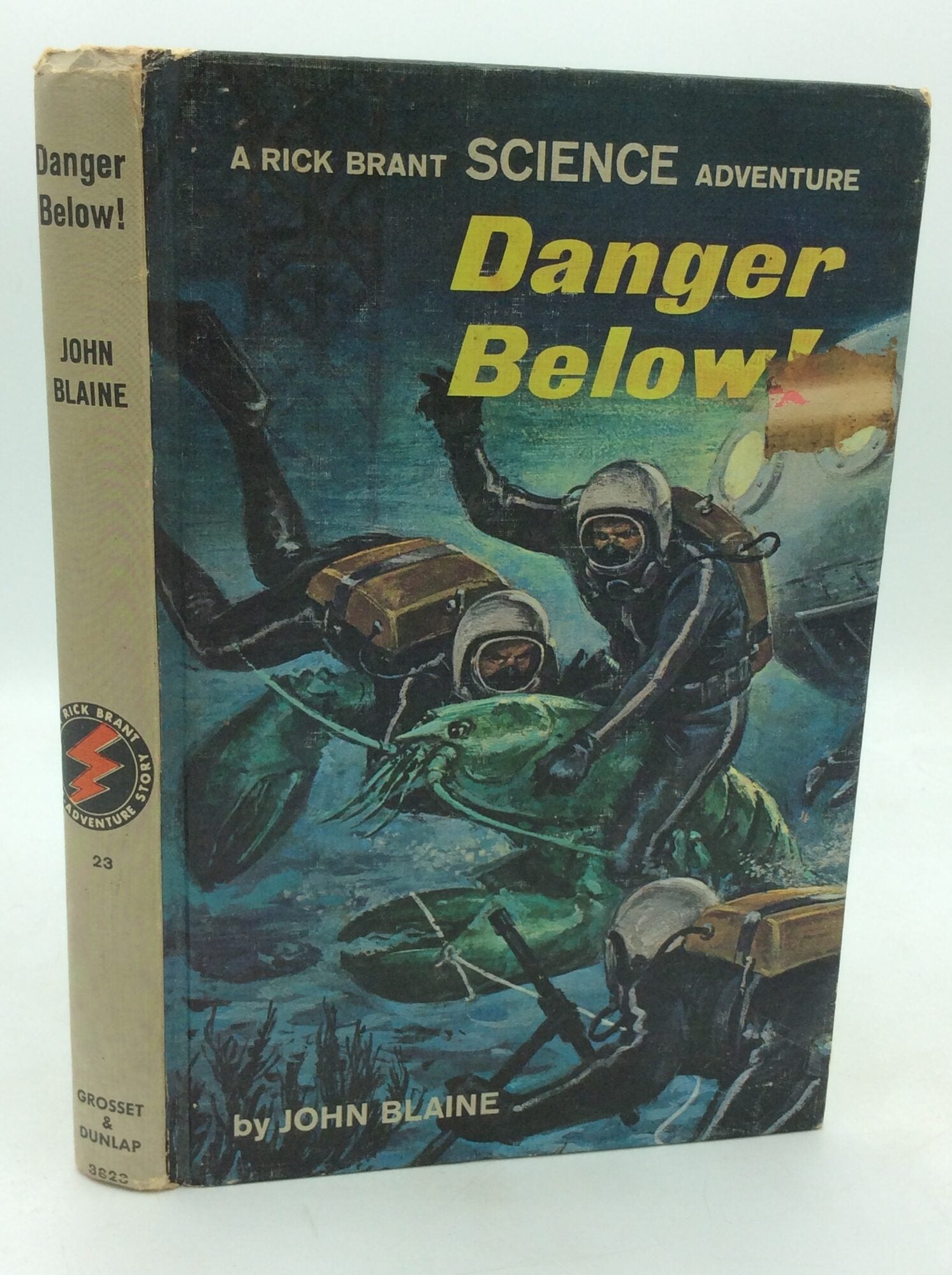 DANGER BELOW! by John Blaine: Good Hardcover (1968) First Edition ...