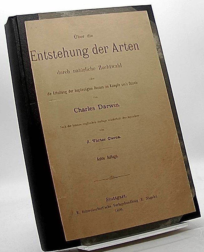 Über die Entstehung der Arten durch natürliche Zuchtwahl oder die ...