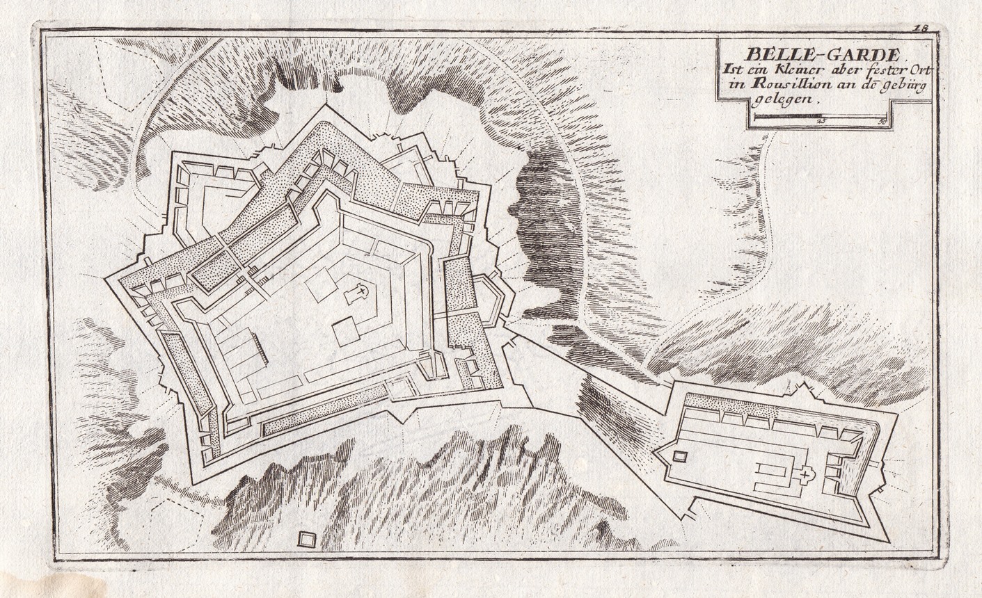 "Belle-Garde ist ein kleiner aber fester Ort in Rousillion an den ...