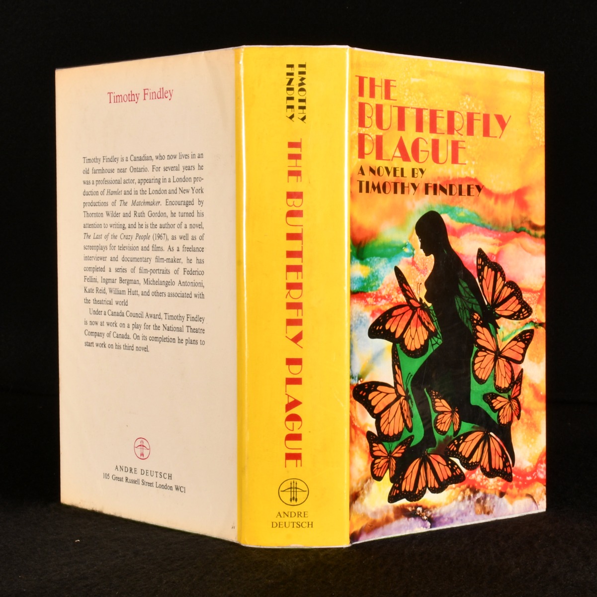 The Butterfly Plague by Timothy Findley: Fine Cloth (1970) First ...