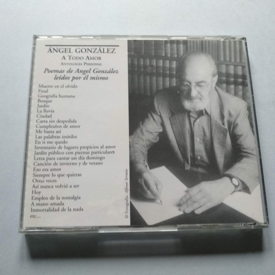 A Todo Amor. Antología Personal. Poemas de Angel González Leídos por él ...