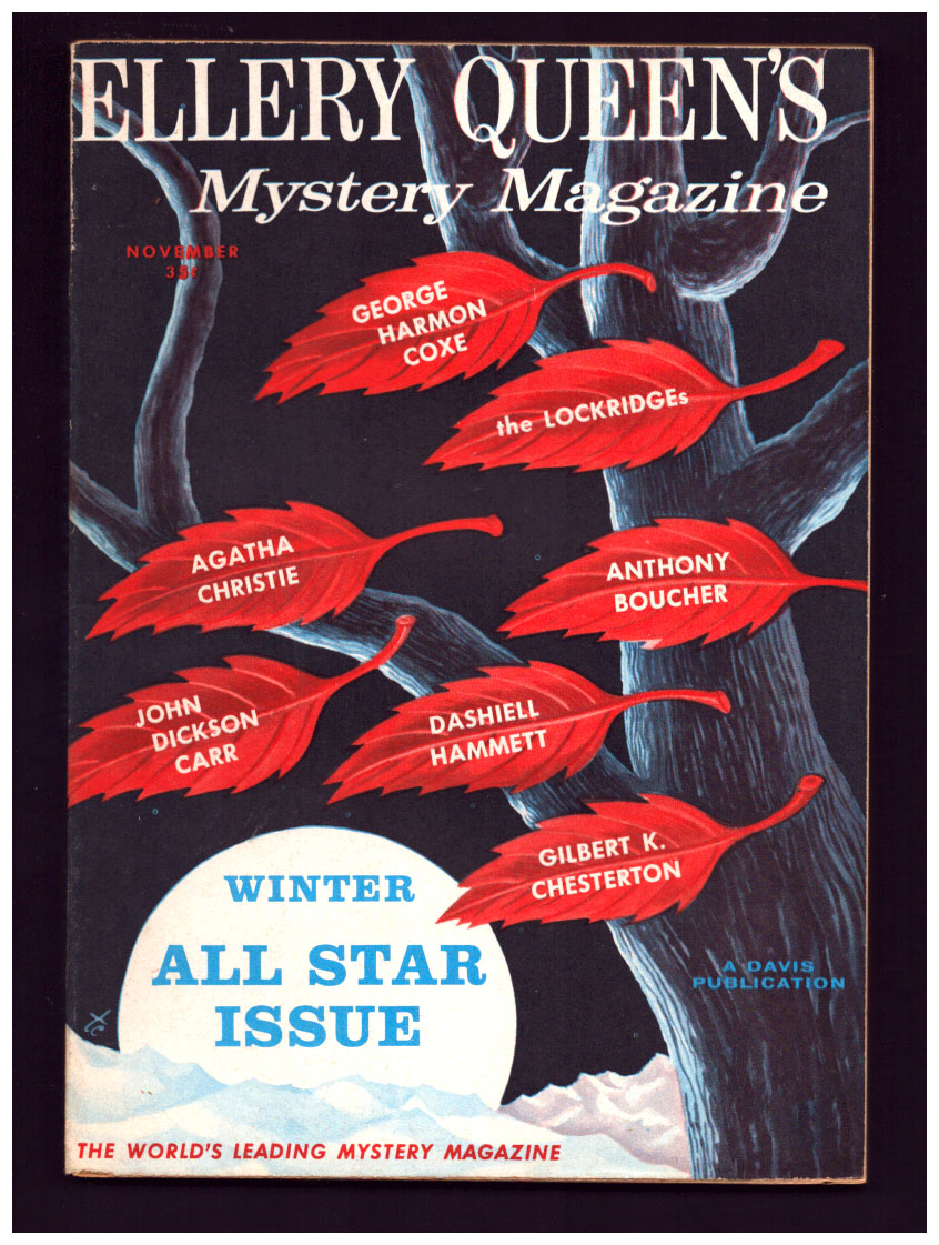 Itchy the Debonair in Ellery Queen's Mystery Magazine November 1958 by ...