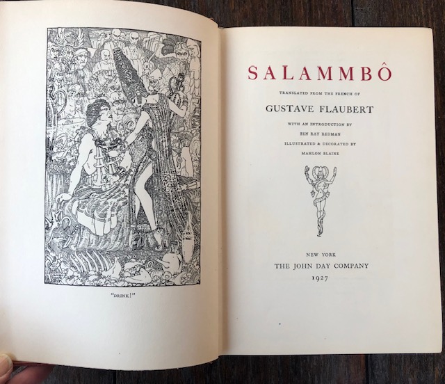SALAMMBO by Flaubert, Gustave; Ben Ray Redman (introduction): Very good ...