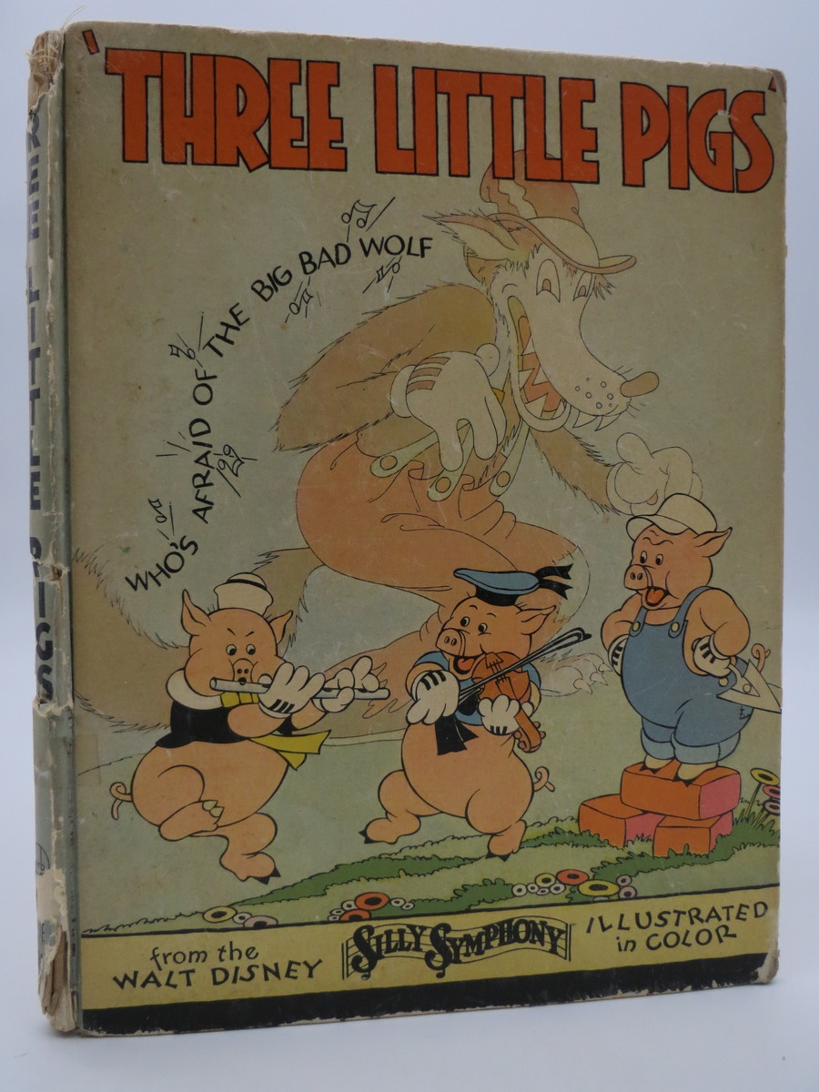 THREE LITTLE PIGS de Walt Disney: Good Hardcover (1933) First Edition ...