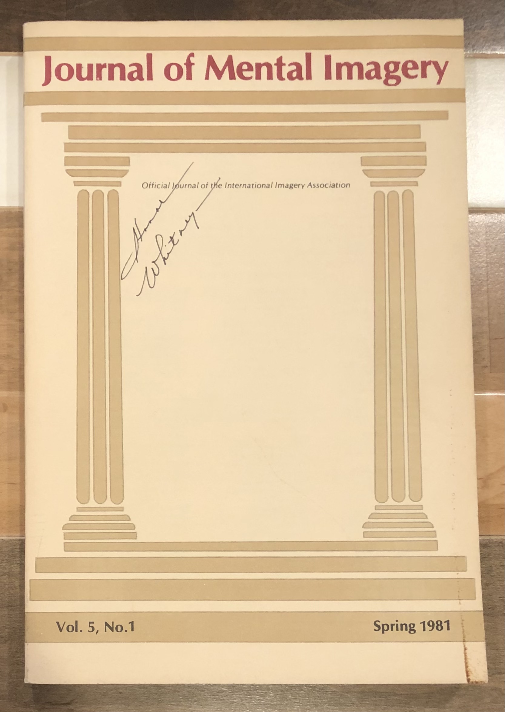 Journal of Mental Imagery: Volume 5, No 1, Spring 1981 by Hilgard ... Journal of Mental Imagery: Volume 5, No 1, Spring 1981 by Hilgard ...