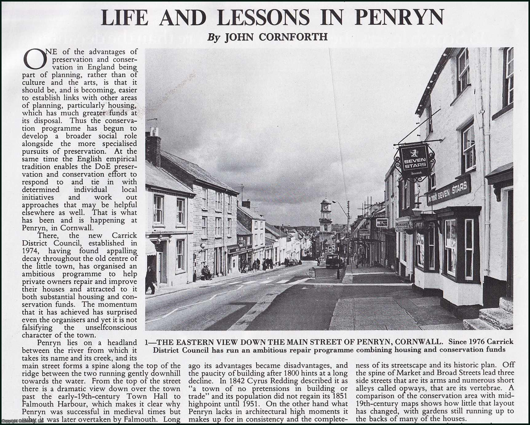 Life and Lessons in Penryn. Several pictures and accompanying text ...