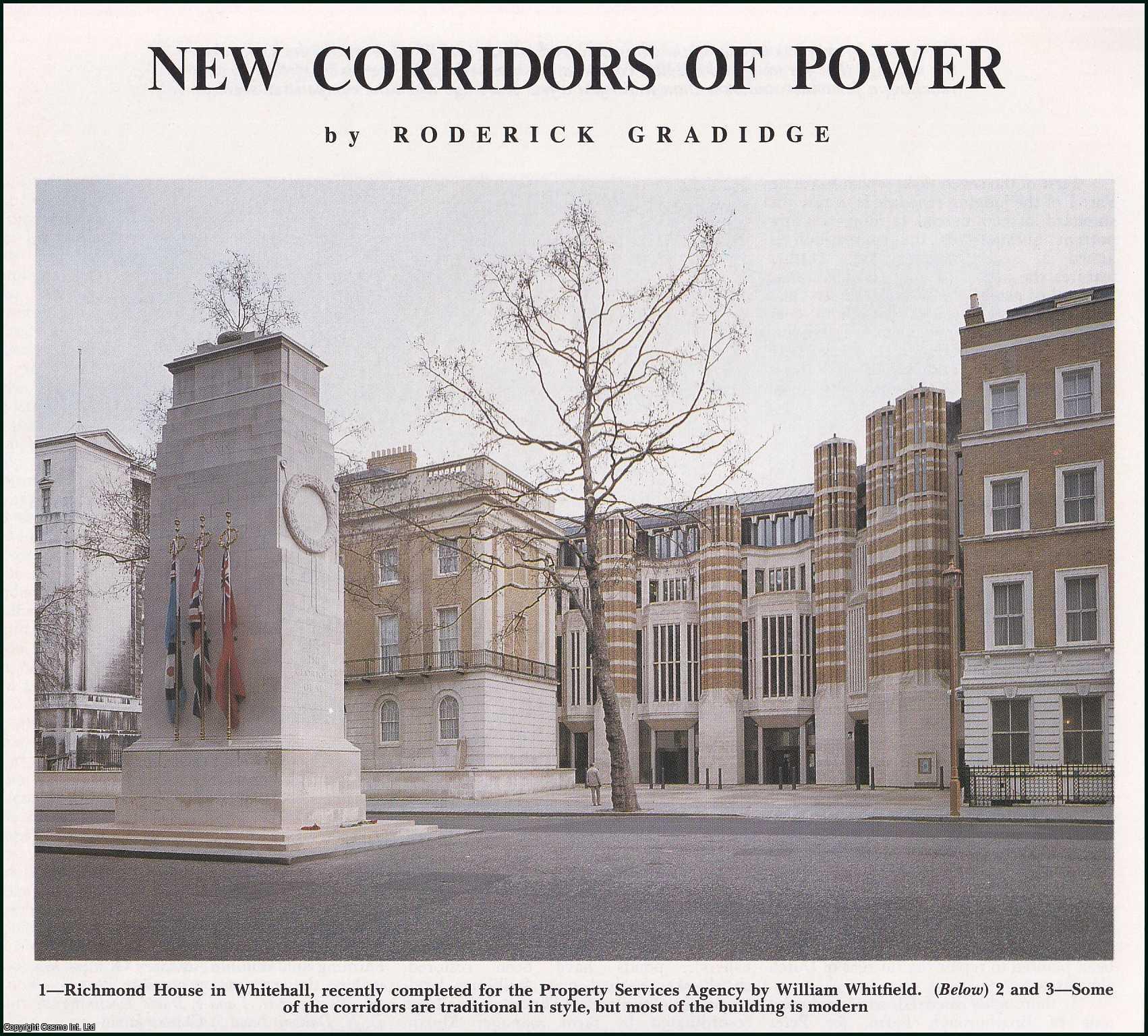 Richmond House in Whitehall: New Corridors of Power. Several pictures ...