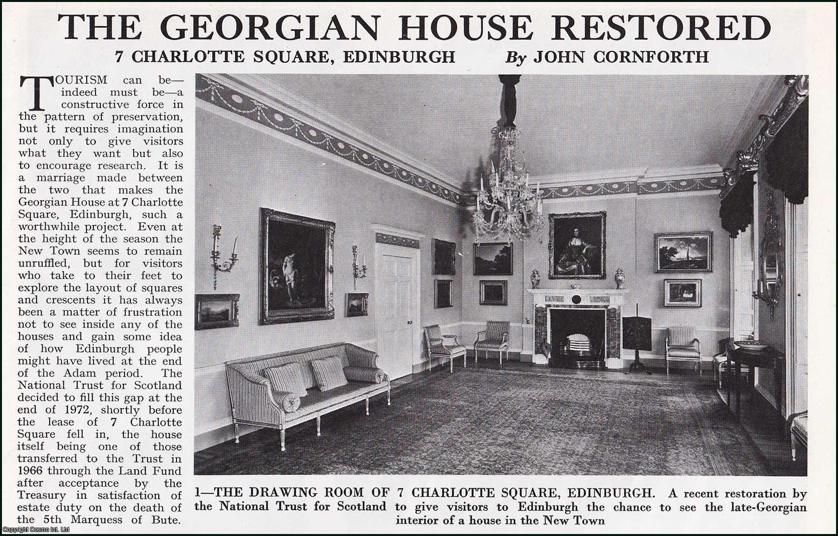 The Georgian House Restored: 7 Charlotte Square, Edinburgh. Several ...