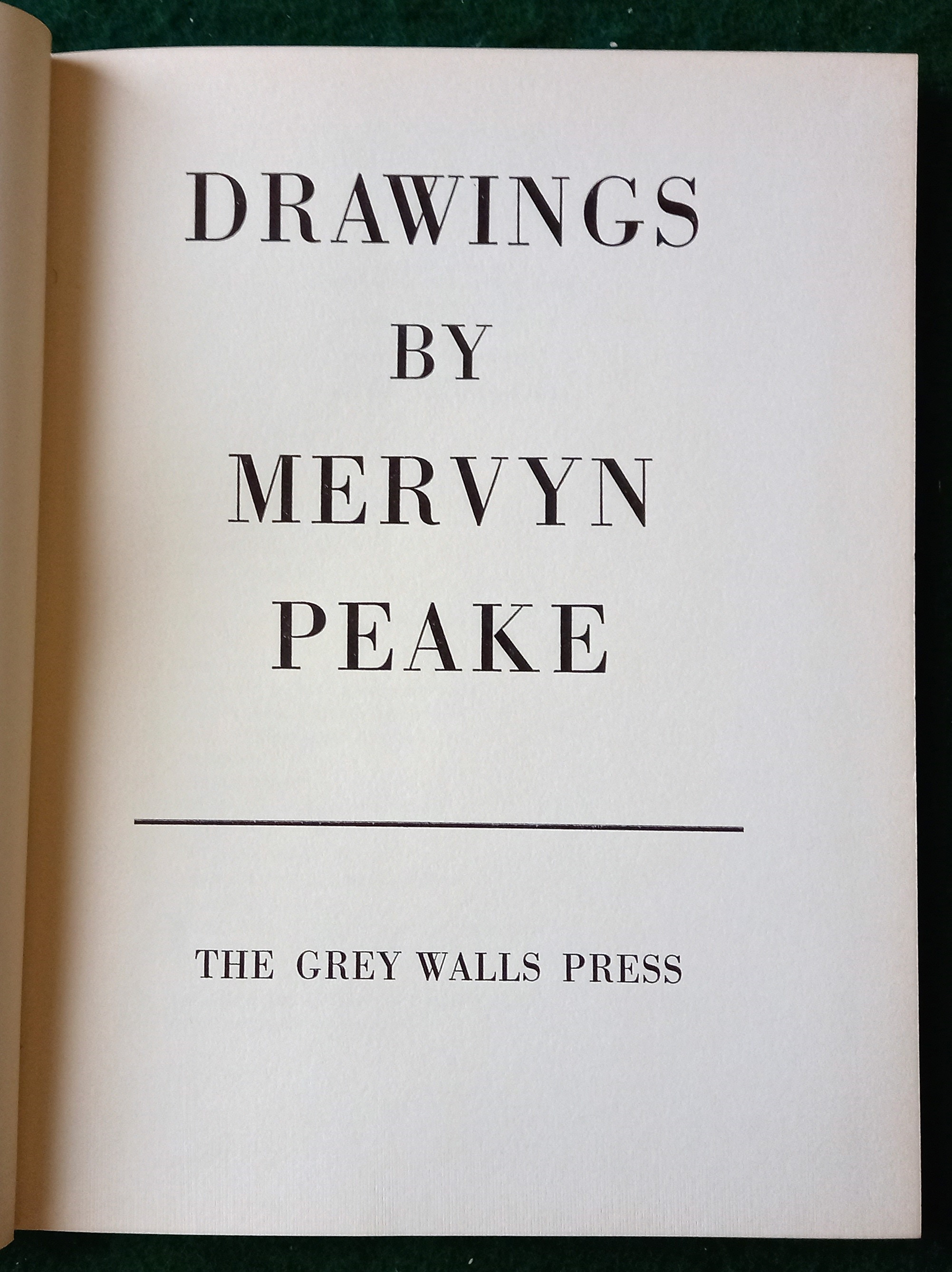 Drawings by Mervyn Peake by Peake, Mervyn:: Very Good Hardcover (1949 ...
