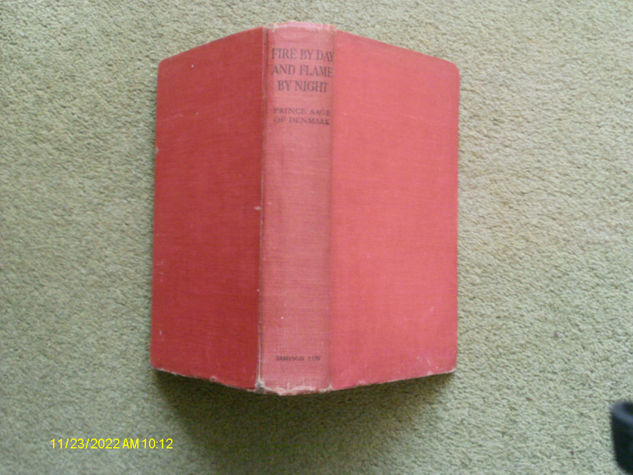 Fire By Day And Flame By Night by Prince Aage of Denmark: Good Fabric ...