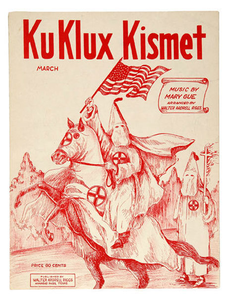 KU KLUX KISMET, MUSIC FOR THE KU KLUX KLAN by GUE, MARY [MUSIC BY ...