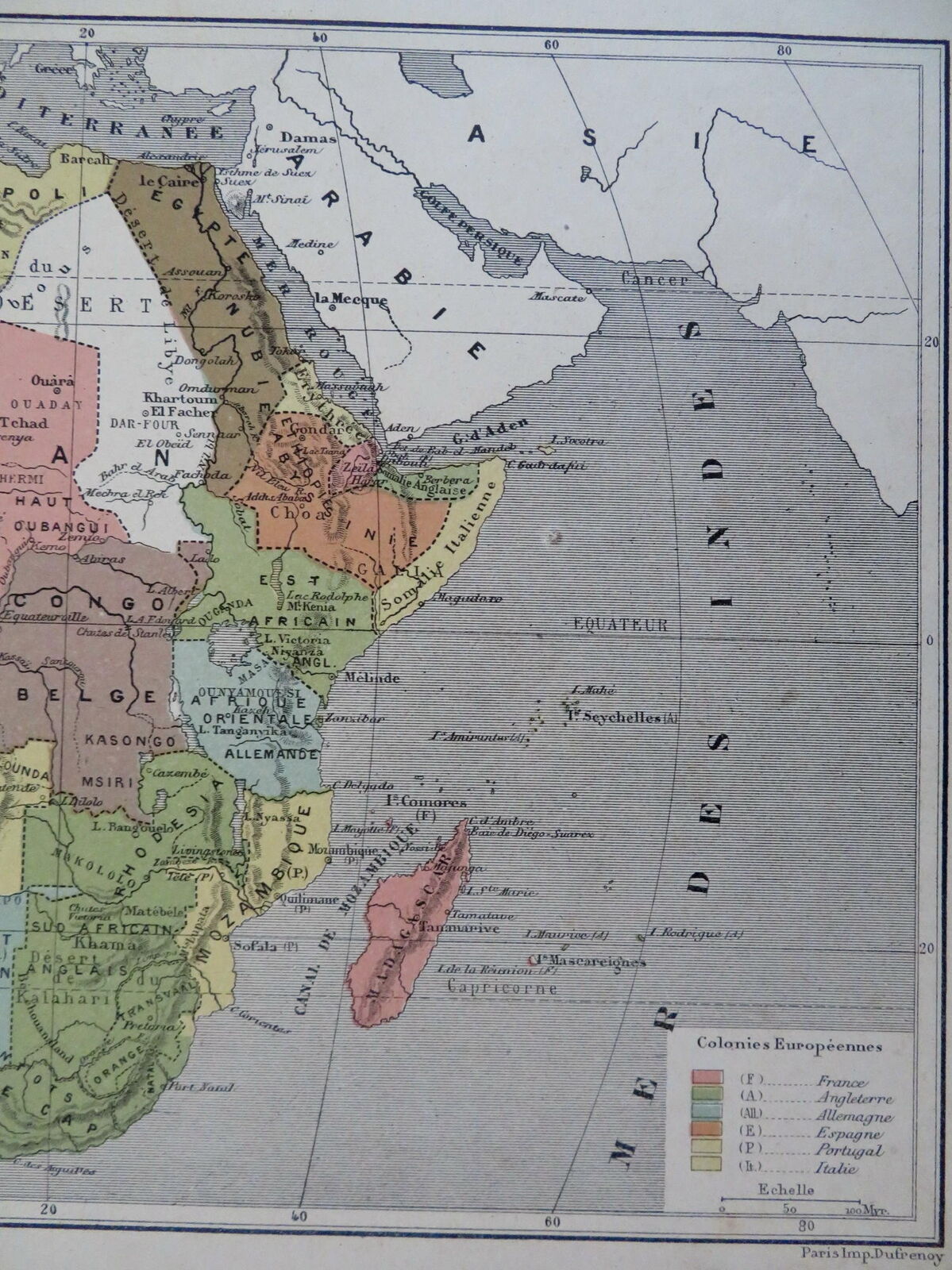 Africa European Colonies Cape Colony Congo c. 1905 scarce Hausermann ...