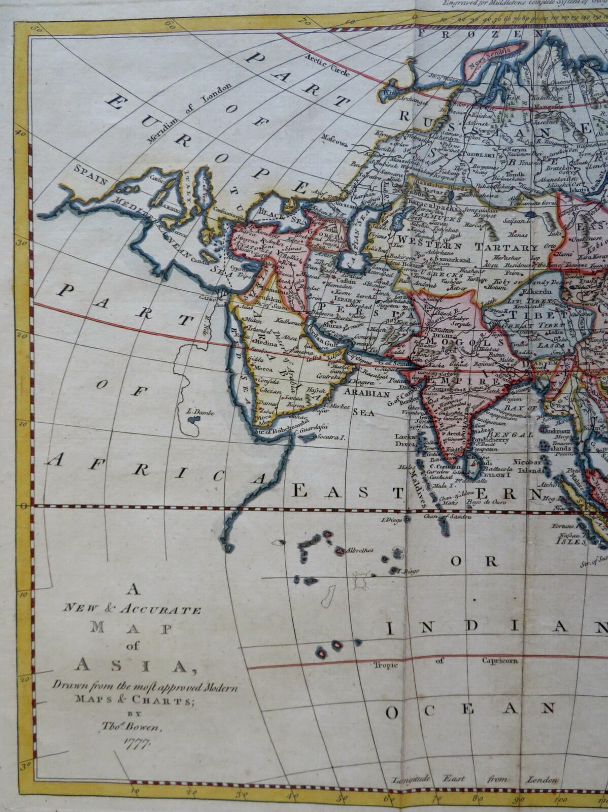 Asia Ottoman Empire Persia Arabia Russia Mughal India Qing China 1777 ...